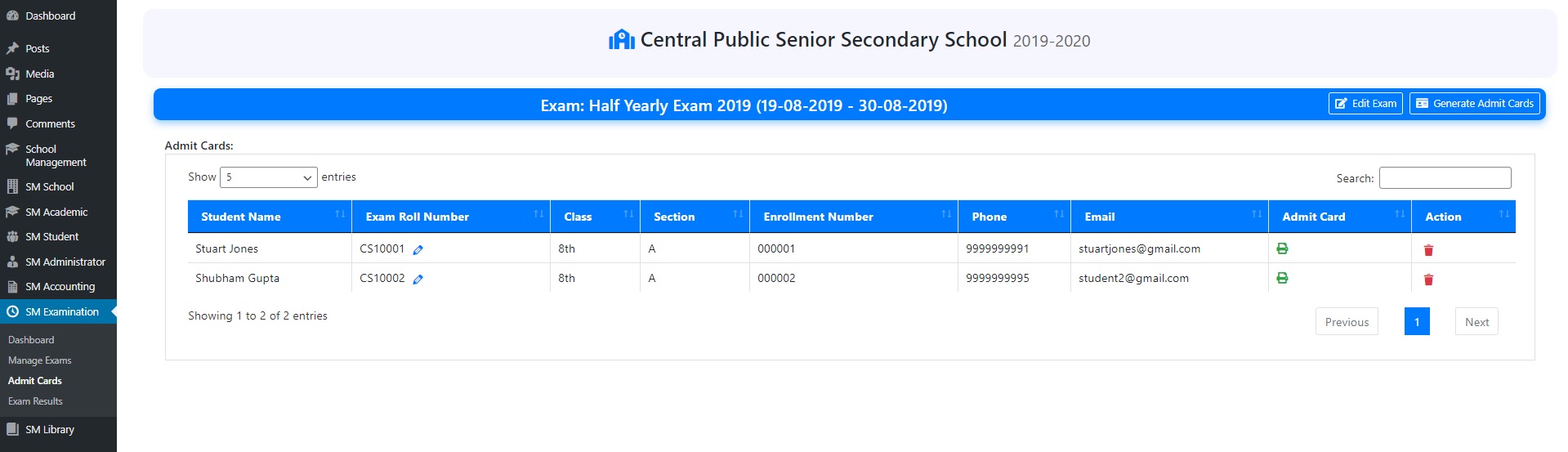 School Management - Education & Learning Management system for WordPress by weblizar
